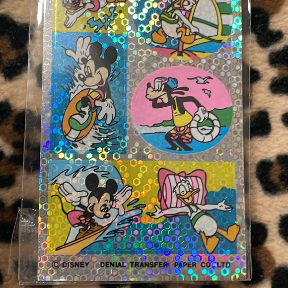 Disney | Other | Vintage Disney Prism Stickers Hologram Summer Swim ...